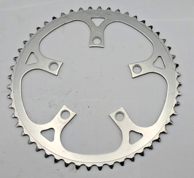 SUGINO 52 TOOTH CHAINRING 110MM BCD SILVER 5-ARM ALUMINUM | eBay