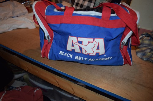 ATA Taekwondo Karate Bag Black Belt Academy Duffel With Gear Lot of 2 ...