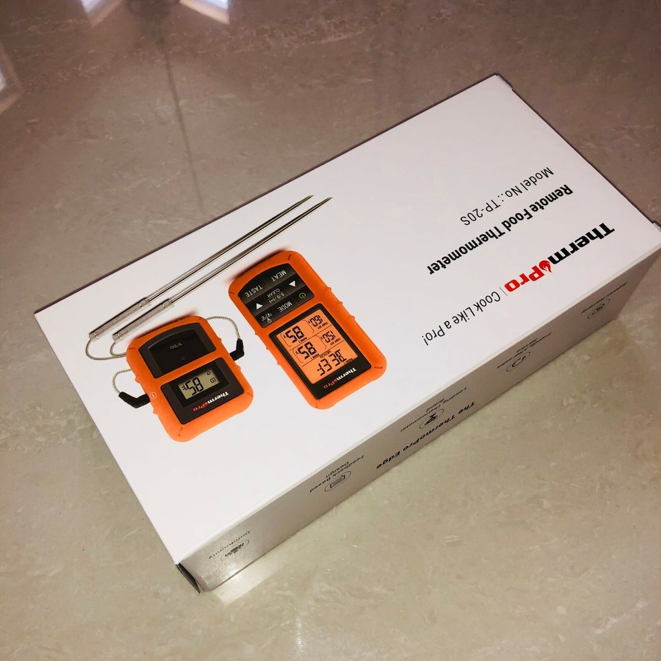 ThermoPro TP20 Digital Wireless Meat Thermometer Dual Probe BBQ Grill ...