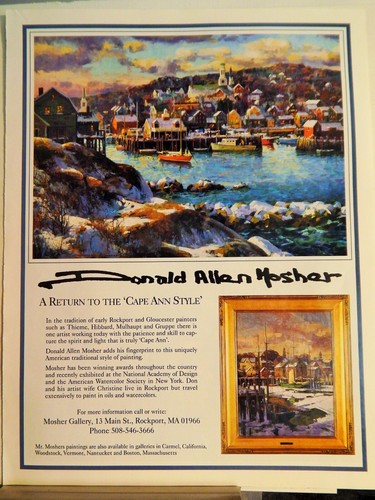 DONALD ALLEN MOSHER / HALDANE DOUGLAS ART PIECES VTG ORIG 1994 ...