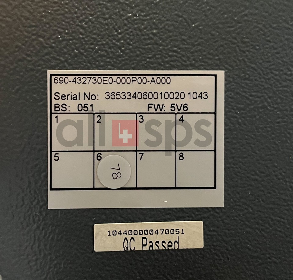 PARKER AC690+ SINGLE AXIS DRIVE MODULE, 690-432730E0-000P00-A000 (USED ...