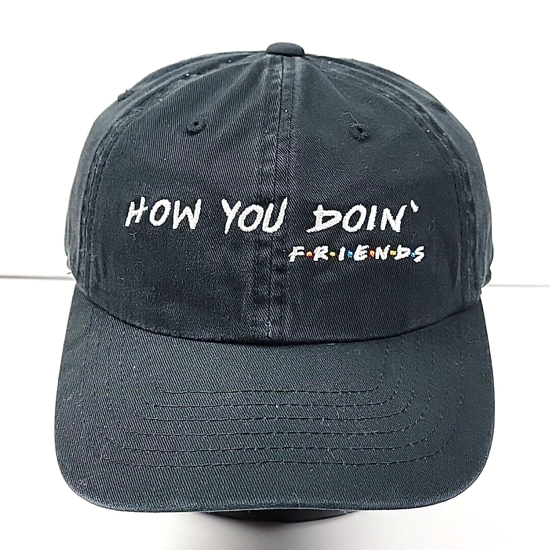 FRIENDS TV Show Joey Black Baseball Cap Buckle Strap … - Gem