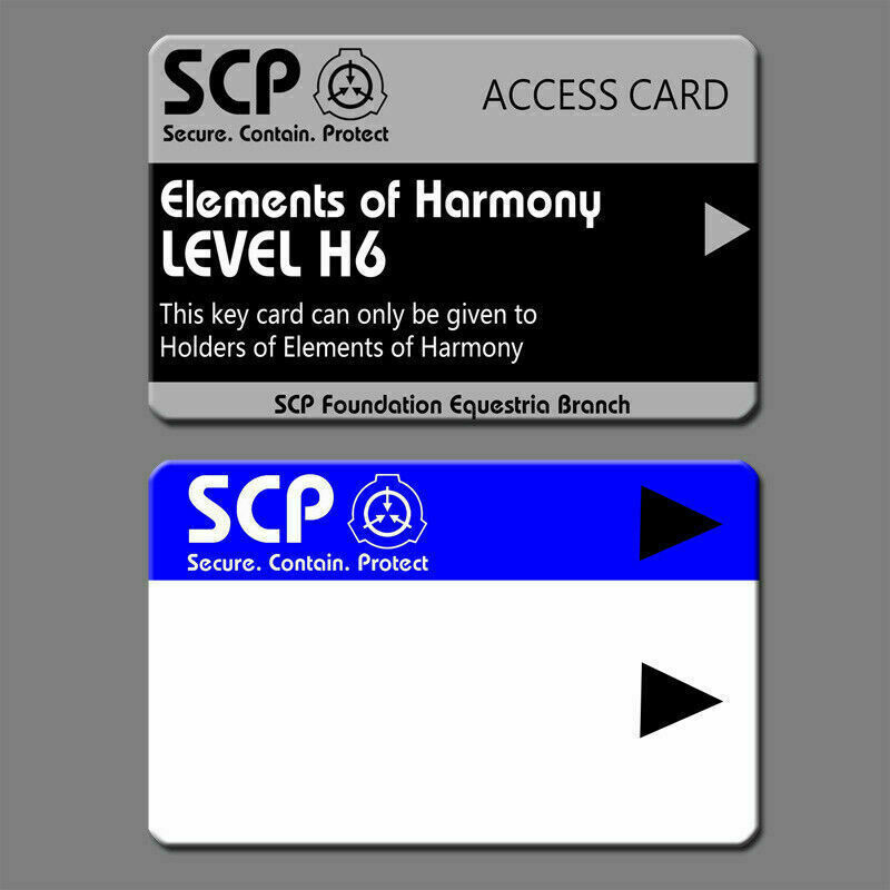 10pcs SCP Foundation Keycards PLASTIC CARD electronic pass cosplay ...