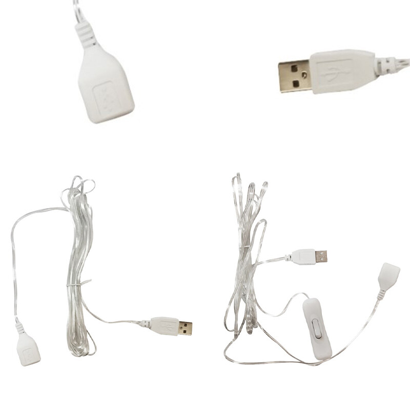 3 Meter Extender Wire Extension Cable for LED String Light Wedding ...
