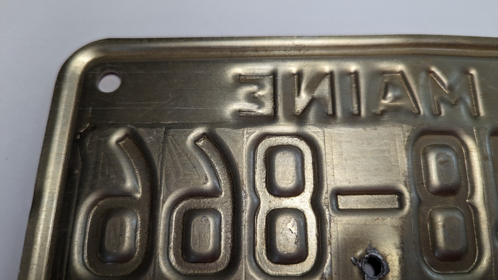 MAINE ATV ALL TERRAIN VEHICLE LICENSE PLATE ATV 48-866 4-WHEELER | eBay