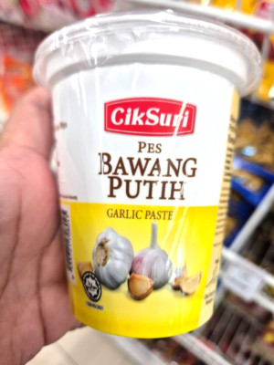 "Pes Bawang Putih" (Garlic Paste) ingredients by cik suri (Free ...