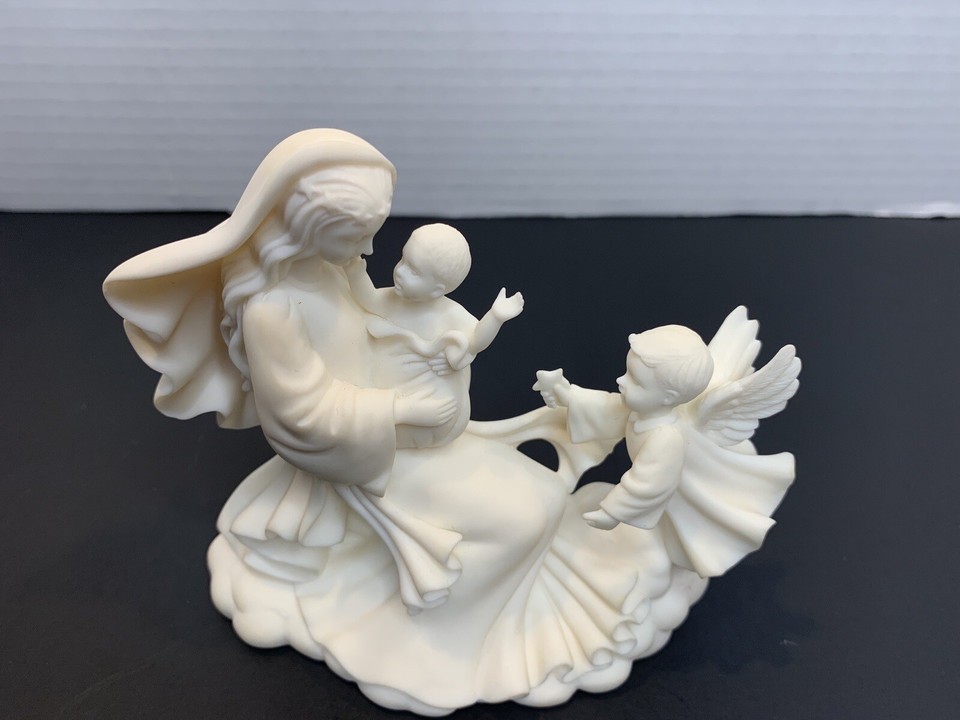 Millennium “Peace On Earth” Mother And Angels Porcelain Figurine By ...