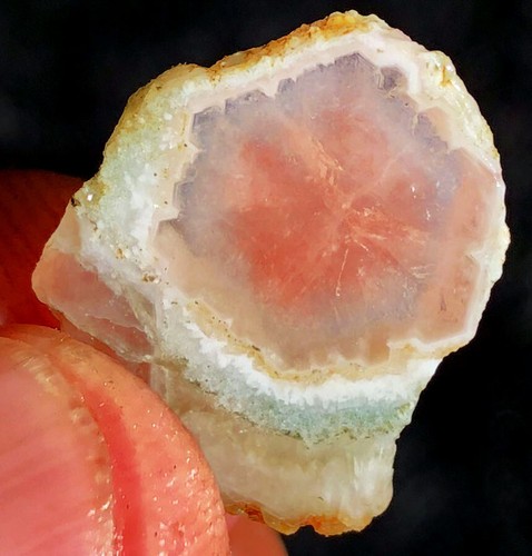 9CT WOW! RARE Natural Trapiche Star RED Quartz CRYSTAL Specimen ia4234 ...