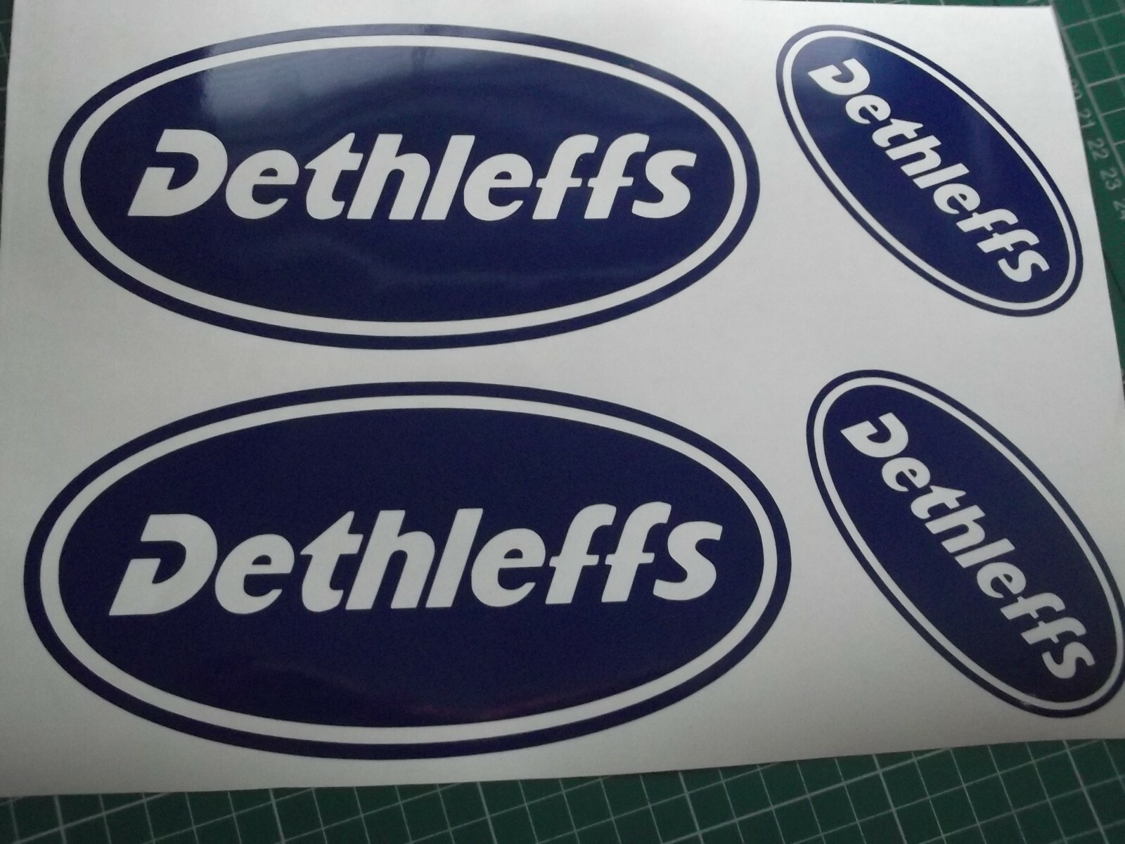 DETHLEFFS CARAVAN MOTORHOME OVAL STICKERS DECAL - CHOICE OF 19 ...
