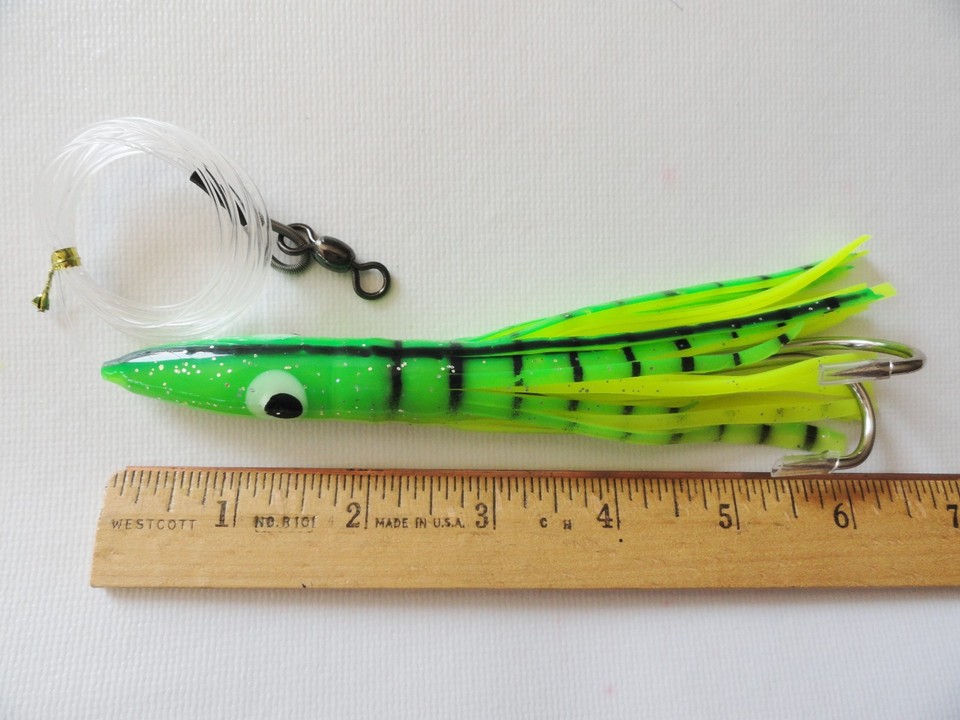 1 to 10 Pieces 6" Rigged tuna clone 2.5oz trolling Saltwater Fishing ...