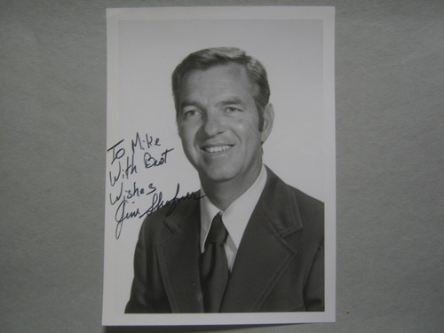 JIM SHOFNER (Football Head coachTexas Christian University)Signed 5x7 B ...