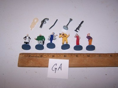 CLUE Board Game Pieces PAWN FIGURES & WEAPONS - Lot GA | eBay
