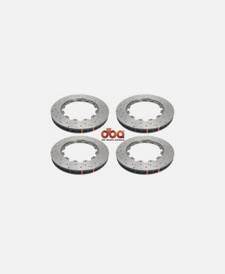 DBA FRONT AND REAR DRILLED & SLOTTED BRAKE ROTORS FOR 2012-2017 NISSAN ...