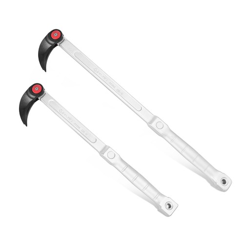 18-Inch Indexing Pry Bar Heavy Duty 14-Position Adjustable Angle Handle ...
