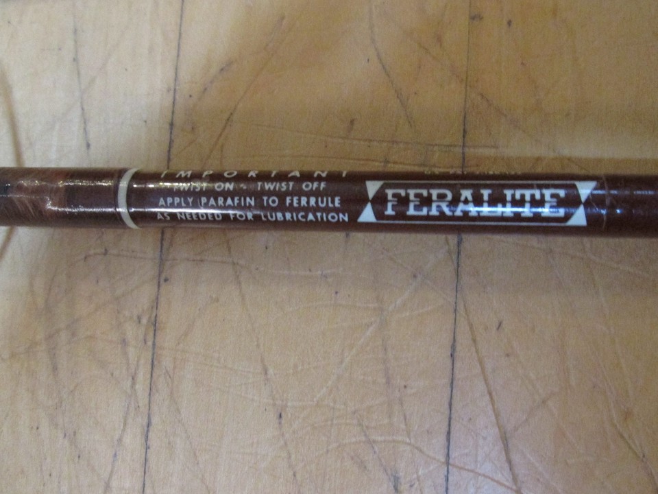 Vintage FENWICK PLS80 Feralite Spinning 8' Rod made in USA-8-15 lb test ...