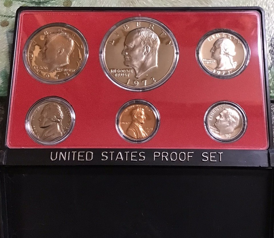 1973 Clad Proof Set U.S. Mint Original Government Packaging -Some ...