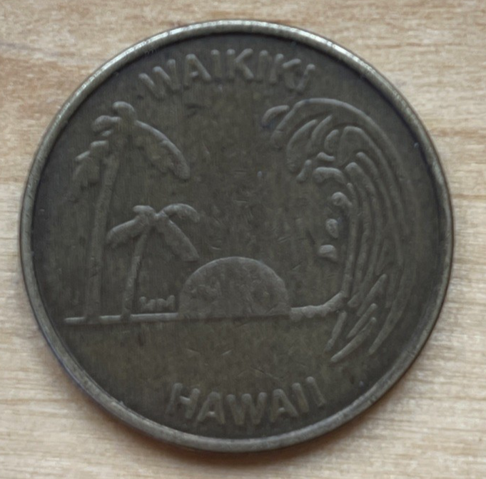 Waikiki, Hawaii Coin/Token Beach WavesPalm Trees | eBay