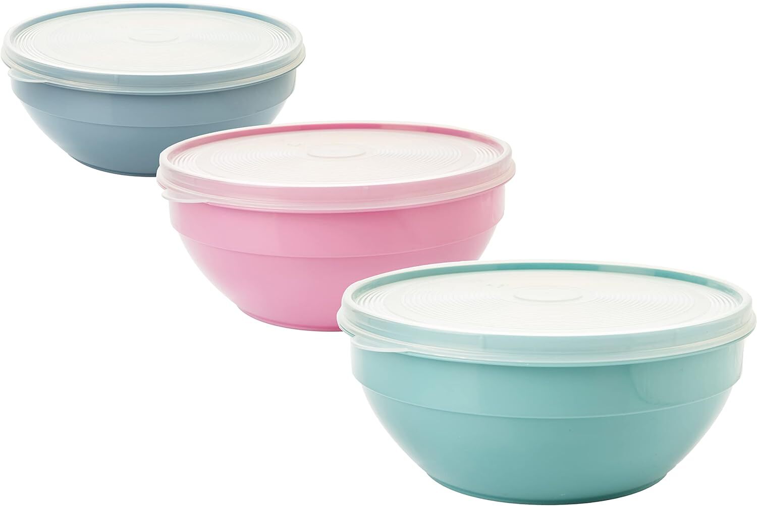 3er Set 1 L Vorrats-Dosen Frischhalte-Dosen mit Deckel Gefrier-Dose ...