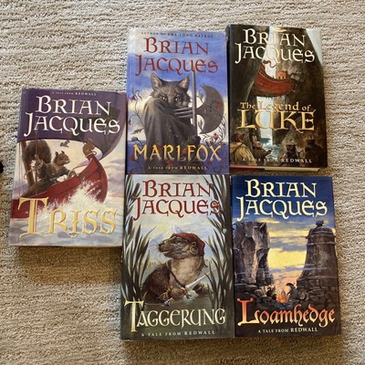 REDWALL 5 SET HC BOOKS Brian Jacques: Triss, Marlfox, Luke, Taggerung ...