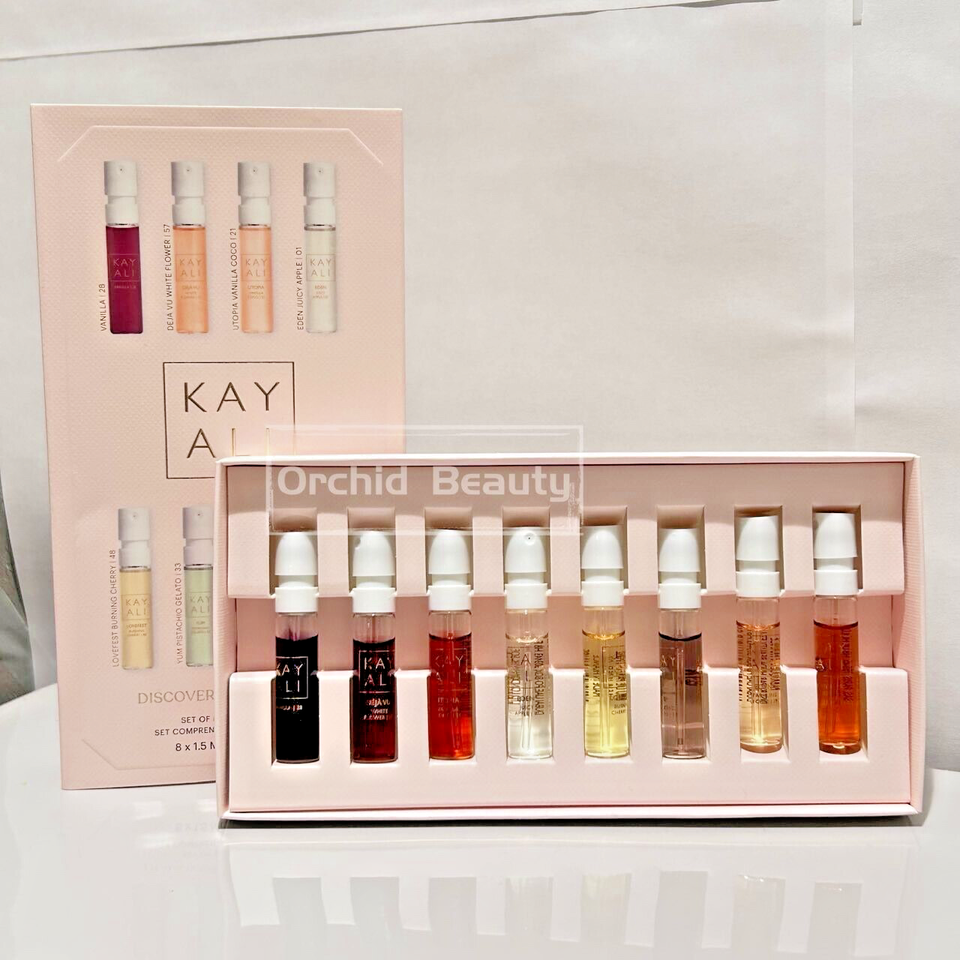 New KAYALI Discovery Perfume Layering Set Sample Spray 8X1.5 ml/0.05 oz ...