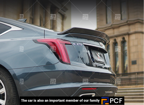 For Cadillac CT5 CT5-V Blackwing 2020-2023 Glossy Black Rear Trunk ...