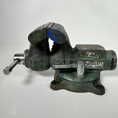 Duracraft 4” Inch Bullet Style Vise 1980's Swivel MV-440 Industrial Vtg ...