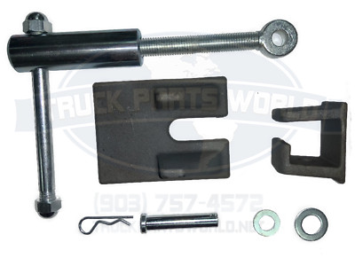 Steel Tailgate Latch Assembly w/ Forged Bracket & Clevis 573.TGL1 Dump ...