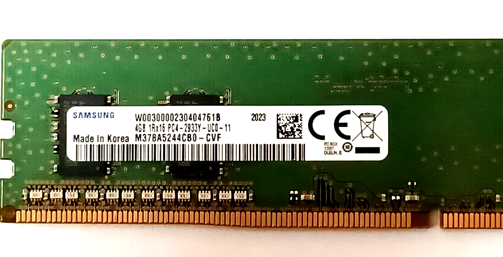 M378A5244CB0-CVF-Samsung 4GB PC4-23400 DDR4-2933MHz UDIMM 1.2V 1RX16 ...