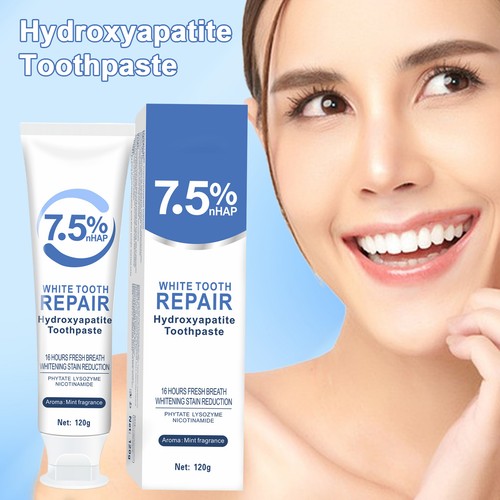 7.5% Hydroxyapatite Toothpaste Remove Yellow Tooth Stains For Sensitive ...