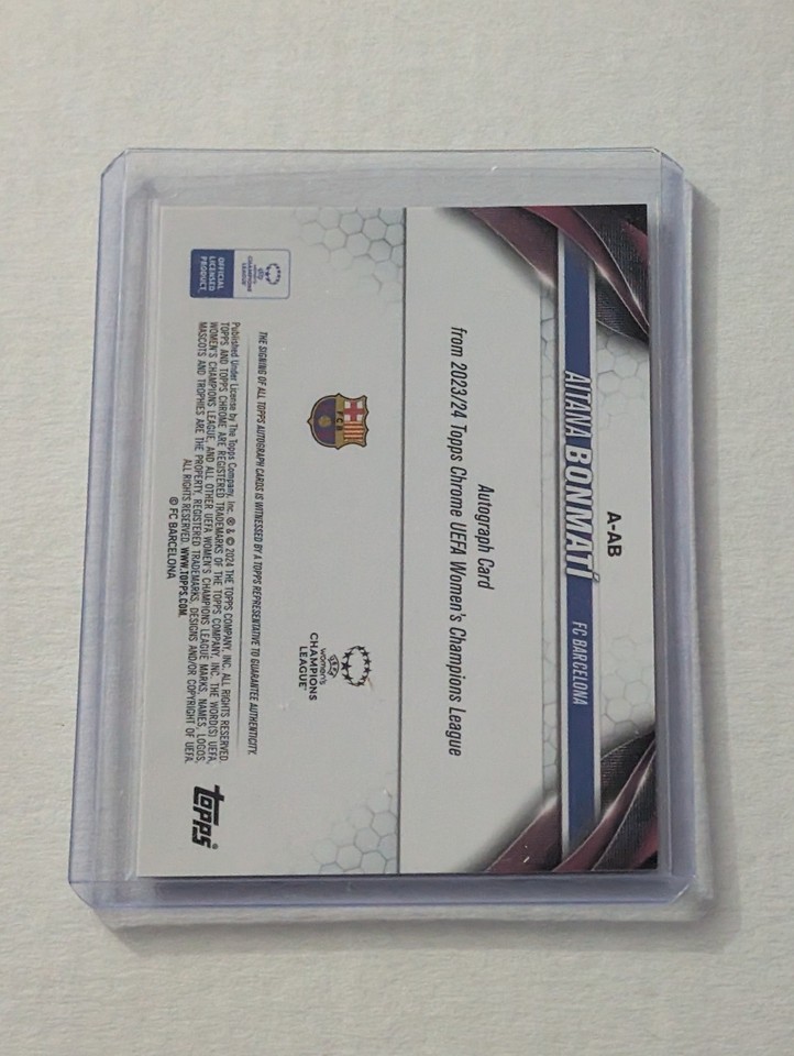 2023-24 Topps Chrome UEFA Women’s - Aitana Bonmati - Red Auto /5 | eBay