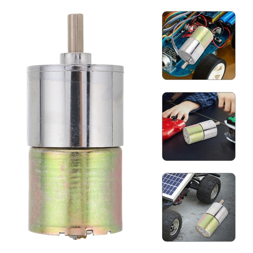 Speed Control DC 12V Micro Motor - Eccentric Output Shaft Gear ...