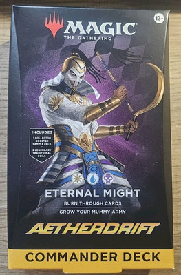 Aetherdrift - Eternal Might - Commander Deck - SEALED + BONUS | eBay