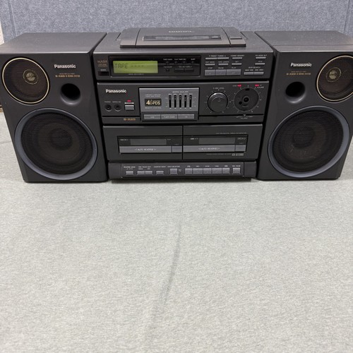 Panasonic RX-DT680 Portable Boombox Radio CD Cassette System no Remote ...