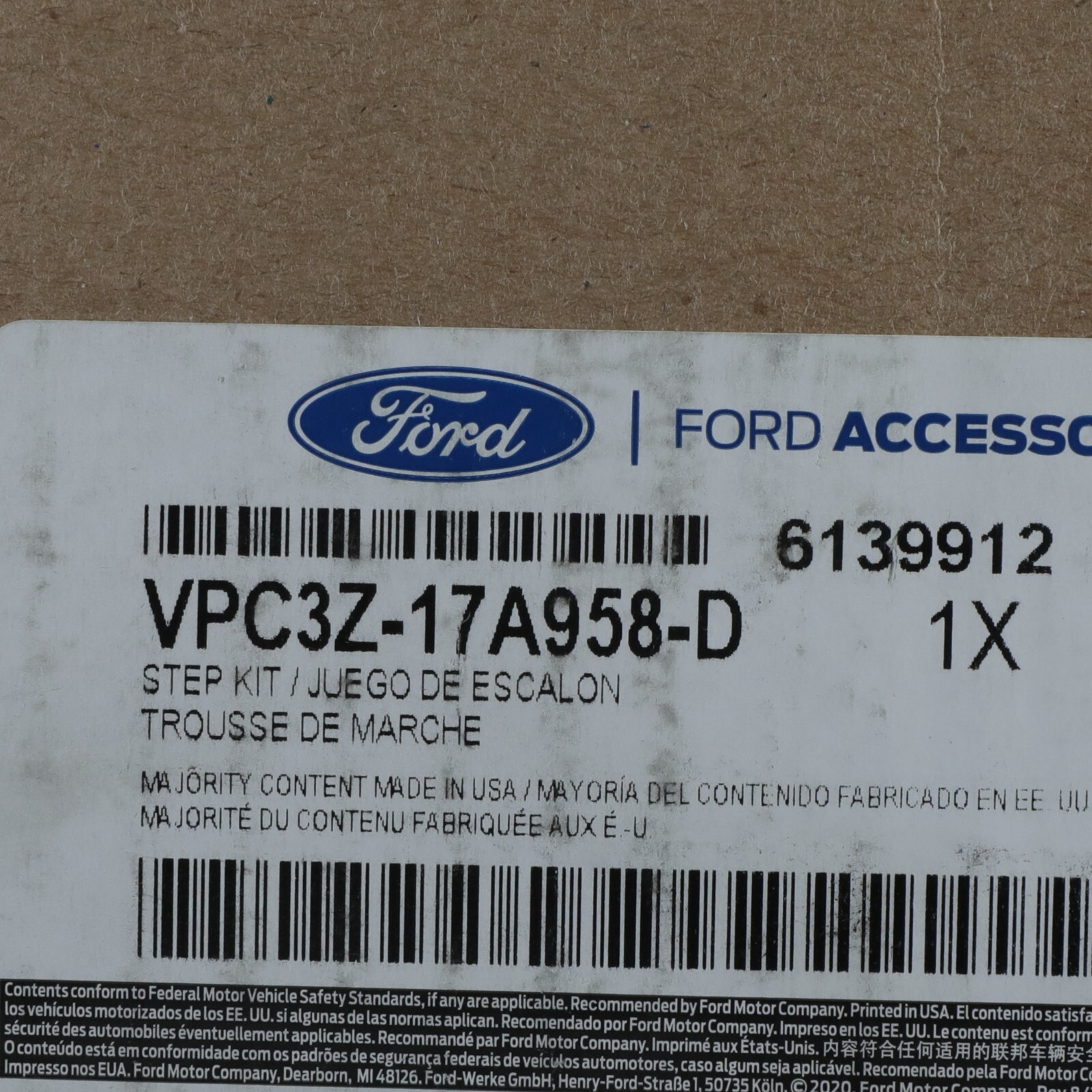 NEW OEM 2023 Ford Super Duty LH Driver Retractable Bed Step F250 F350 ...