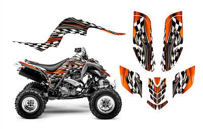 Yamaha RAPTOR 660 graphics decal kit thick 24 mil racing vinyl #2500 ...