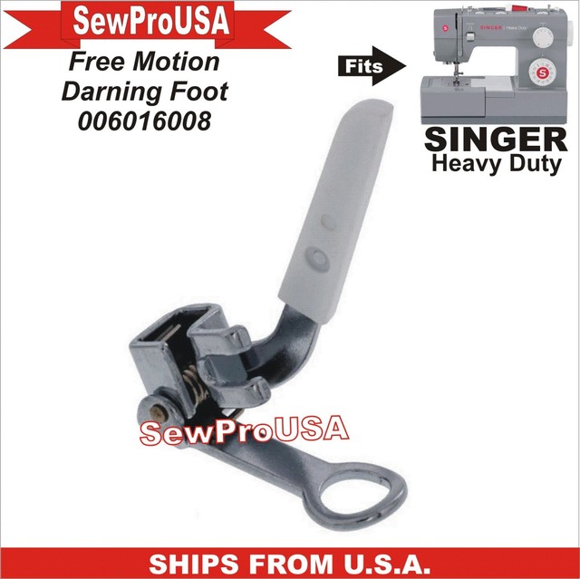 SINGER Low Shank Presser Feet Embroidery Darning Foot #006016008 for ...