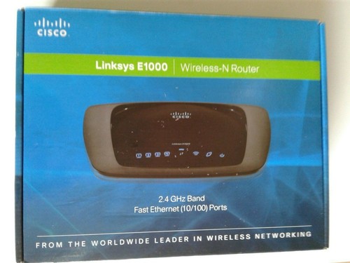 Linksys E1000 300 Mbps 4 Port 10 100 Wireless N Router. New Opened Box ...