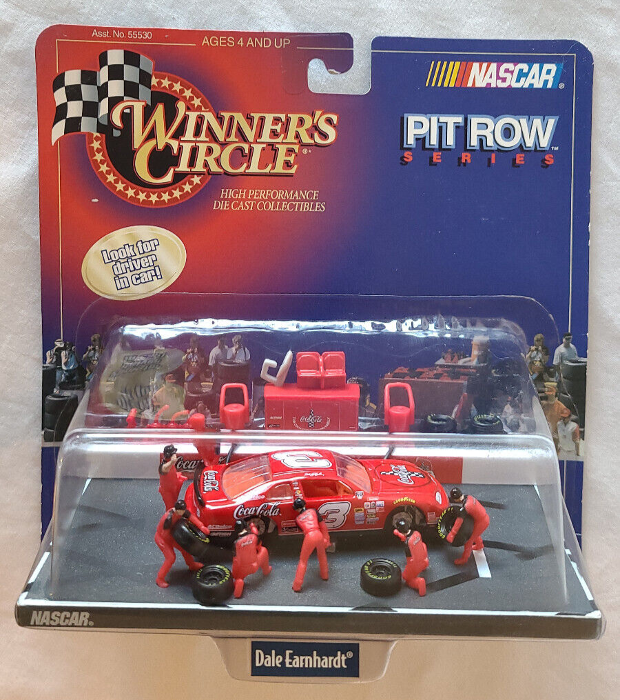 NASCAR WINNER'S CIRCLE DALE EARNHARDT #3 PIT ROW SERIES COCA-COLA 1998 ...