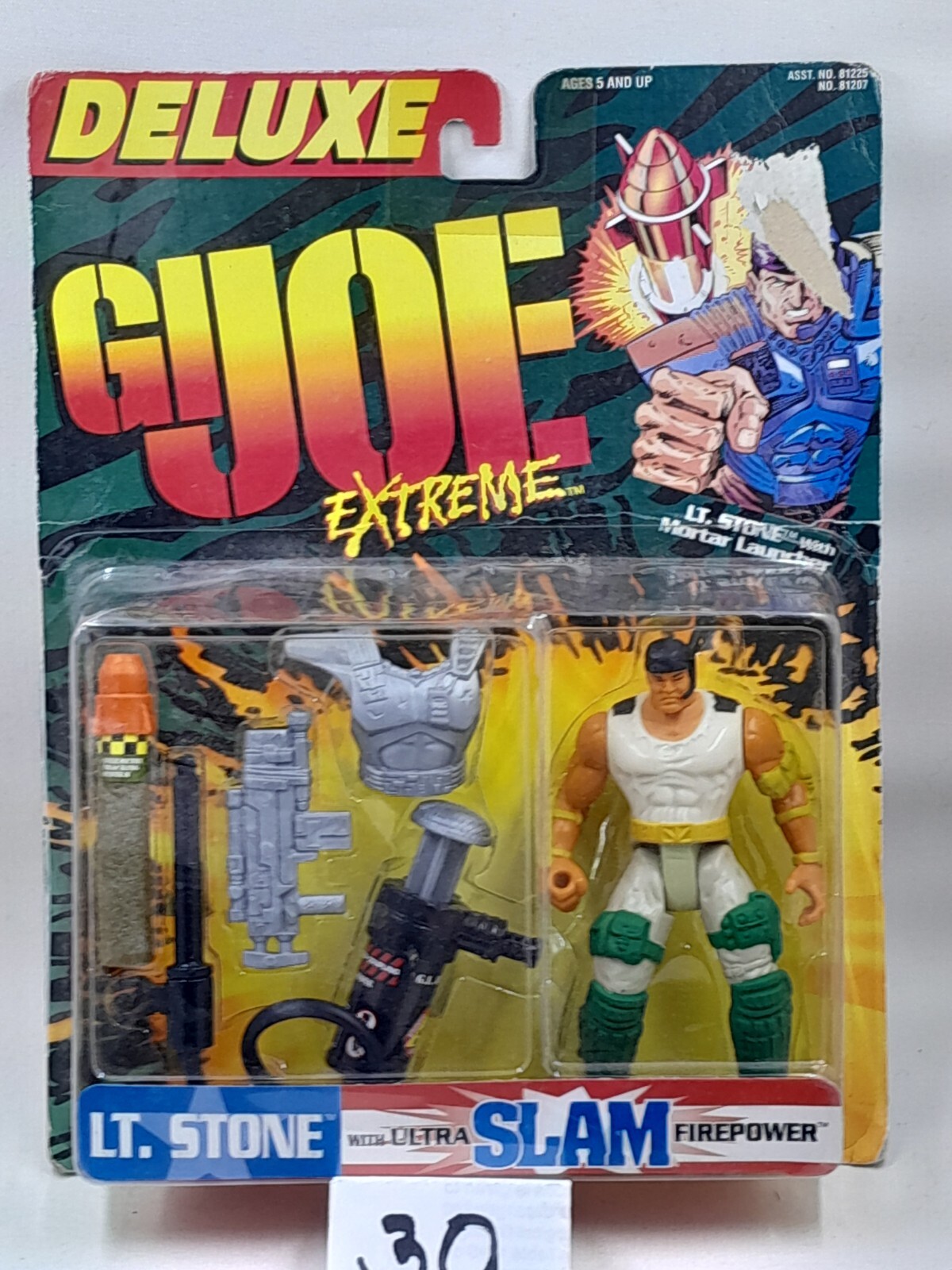 Kenner Deluxe GI Joe Extreme Action Figure Lt Stone Mortar Launcher. | eBay
