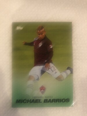 2021 Topps Green Parallel MLS Playoffs Demand Michael Barrios 49 Made ...