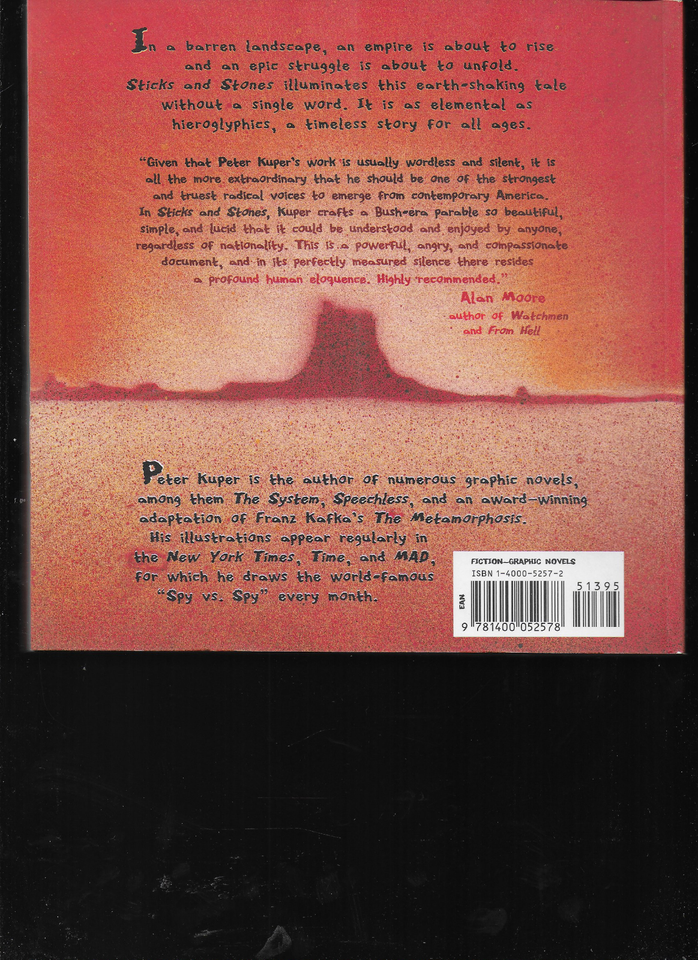 Sticks and Stones by Peter Kuper 2004 PB Three Rivers Press 1st Edition ...