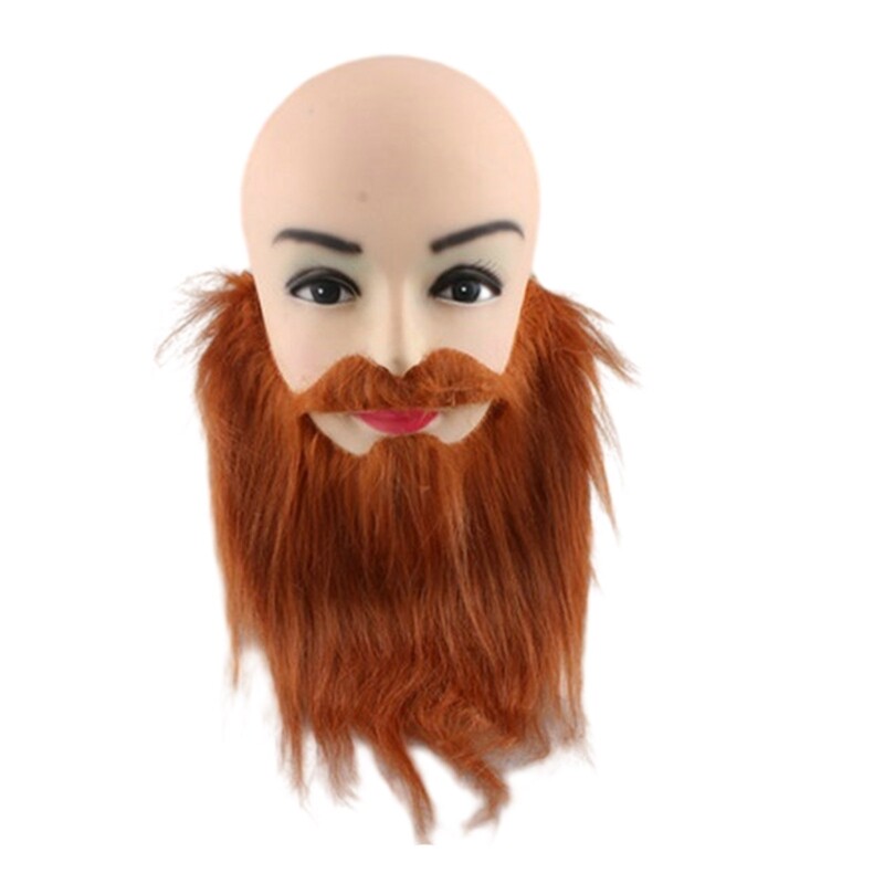 Hair Disguises Accessories Long Fluff Beards Christmas Cosplays Props ...