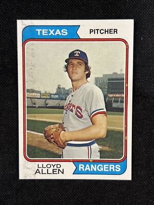 1974 Topps #539 Lloyd Allen - Rangers MINT WRONG BACK Pepe Frias - RARE ...