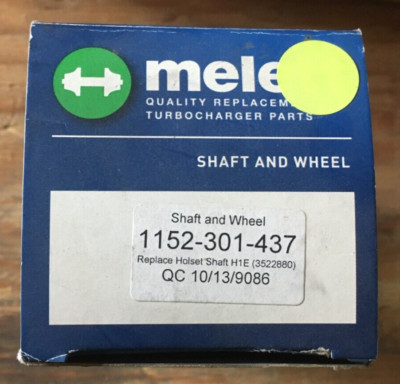 Melett Turbocharger Shaft and Wheel 1152-301-437. For Holset H1E ...