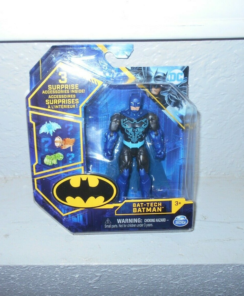 Dc Comics Bat-Tech Batman Action Figure With 3 Mystery Accessories | eBay