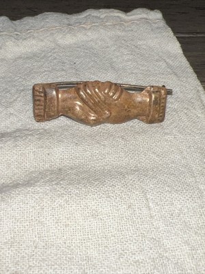 Vintage Shaking Hands Pin | eBay