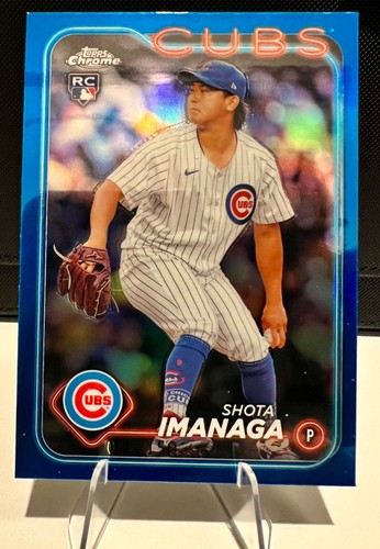 2024 Topps Chrome Shota Imanaga True Blue 66/150 #121 CHICAGO CUBS ...