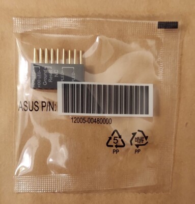 Q Connector P/N 12005-00480000 for ASUS motherboard ORIGINAL-BLACK | eBay