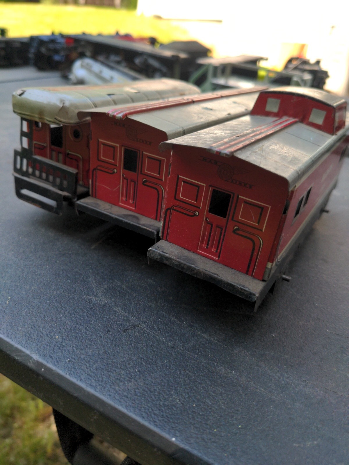 Lot Of 3 Vintage Marx | Monon | Tinplate Caboose | 31055 And 2 #3855 ...