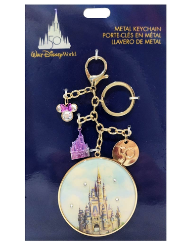 Disney Parks WDW 50th Magical Celebration Cinderella Castle Charms ...